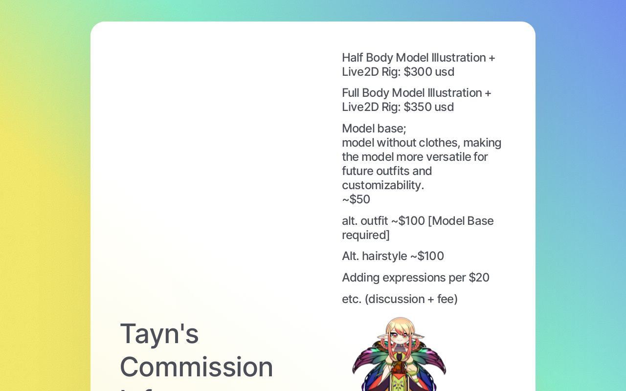 Tayn's Commission Info!